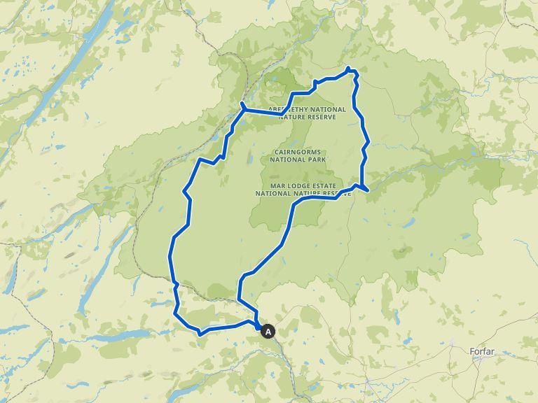 Cairngorm Outer loop | gravel ride | Komoot
